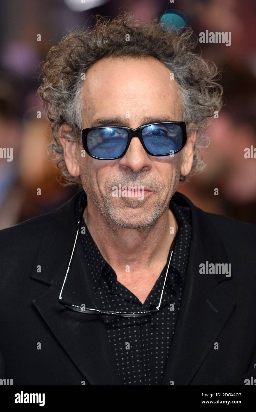 Tim Burton attending the european premiere of Dumbo held at Curzon ...