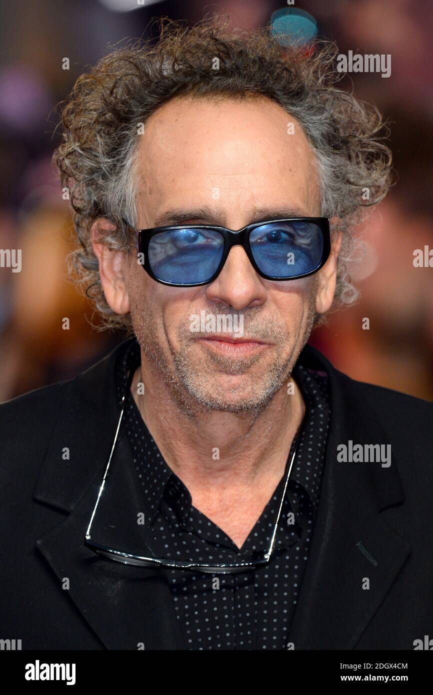 Tim Burton attending the european premiere of Dumbo held at Curzon ...