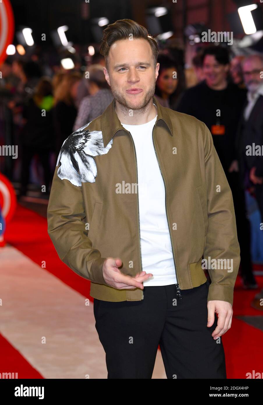 Olly Murs attending the european premiere of Dumbo held at Curzon ...