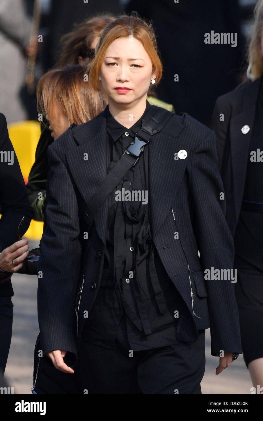 Mayumi Kai During The Funeral And Procession To Honour The Memory Of The Prodigys Keith Flint