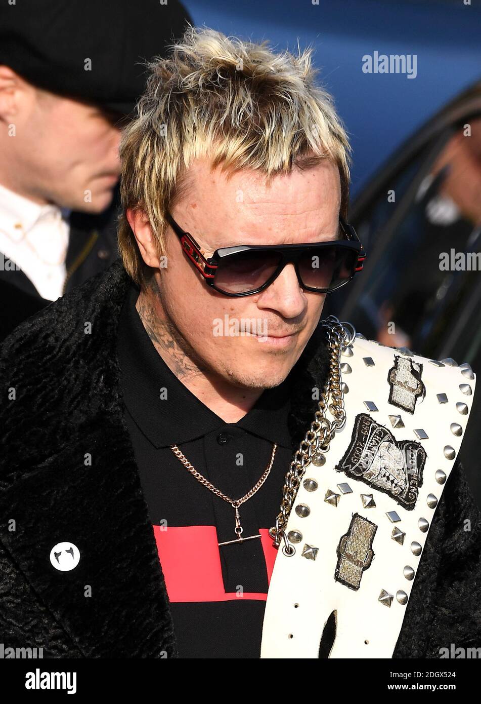 Liam Howlett during the funeral and procession to honour the memory of ...