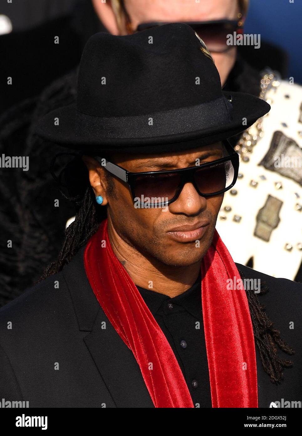 Keith Palmer outside St. Mary's Church during the funeral and ...