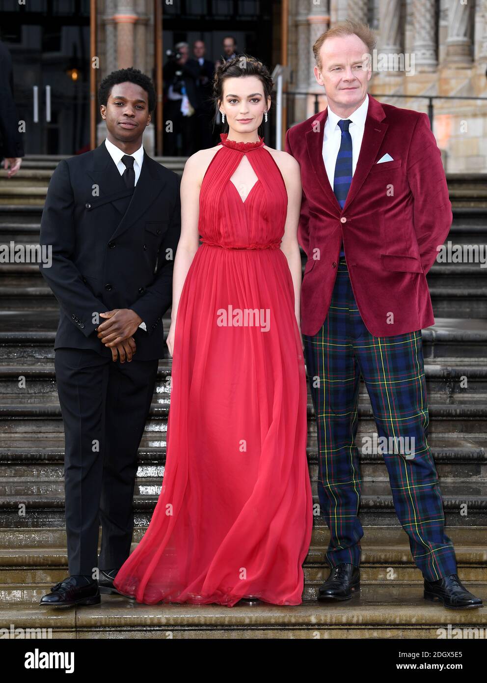 Kedar Williams-Stirling, Emma Mackey and Alistair Petrie attending the ...