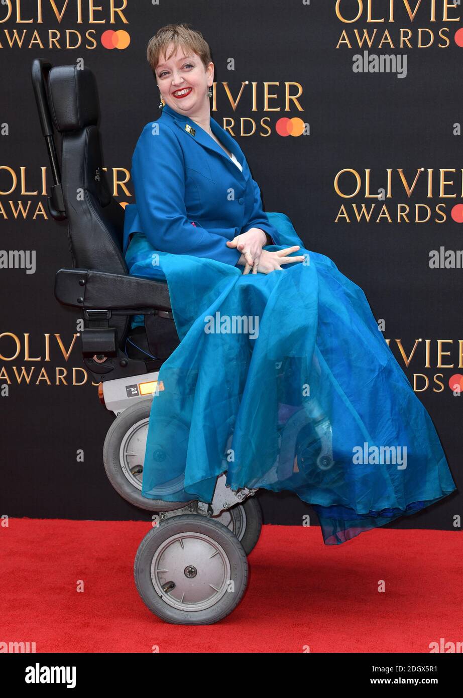 Athena Stevens attending the Laurence Olivier Awards, Royal Albert Hall ...