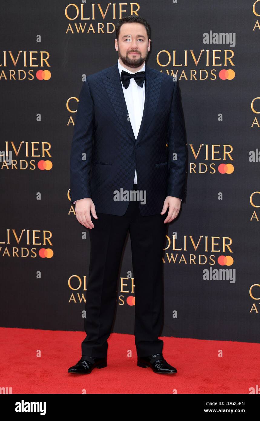 Jason Manford attending the Laurence Olivier Awards, Royal Albert Hall ...
