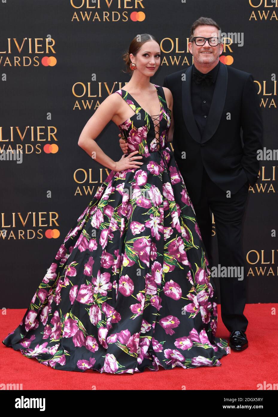 Ashley Shaw attending the Laurence Olivier Awards, Royal Albert Hall ...