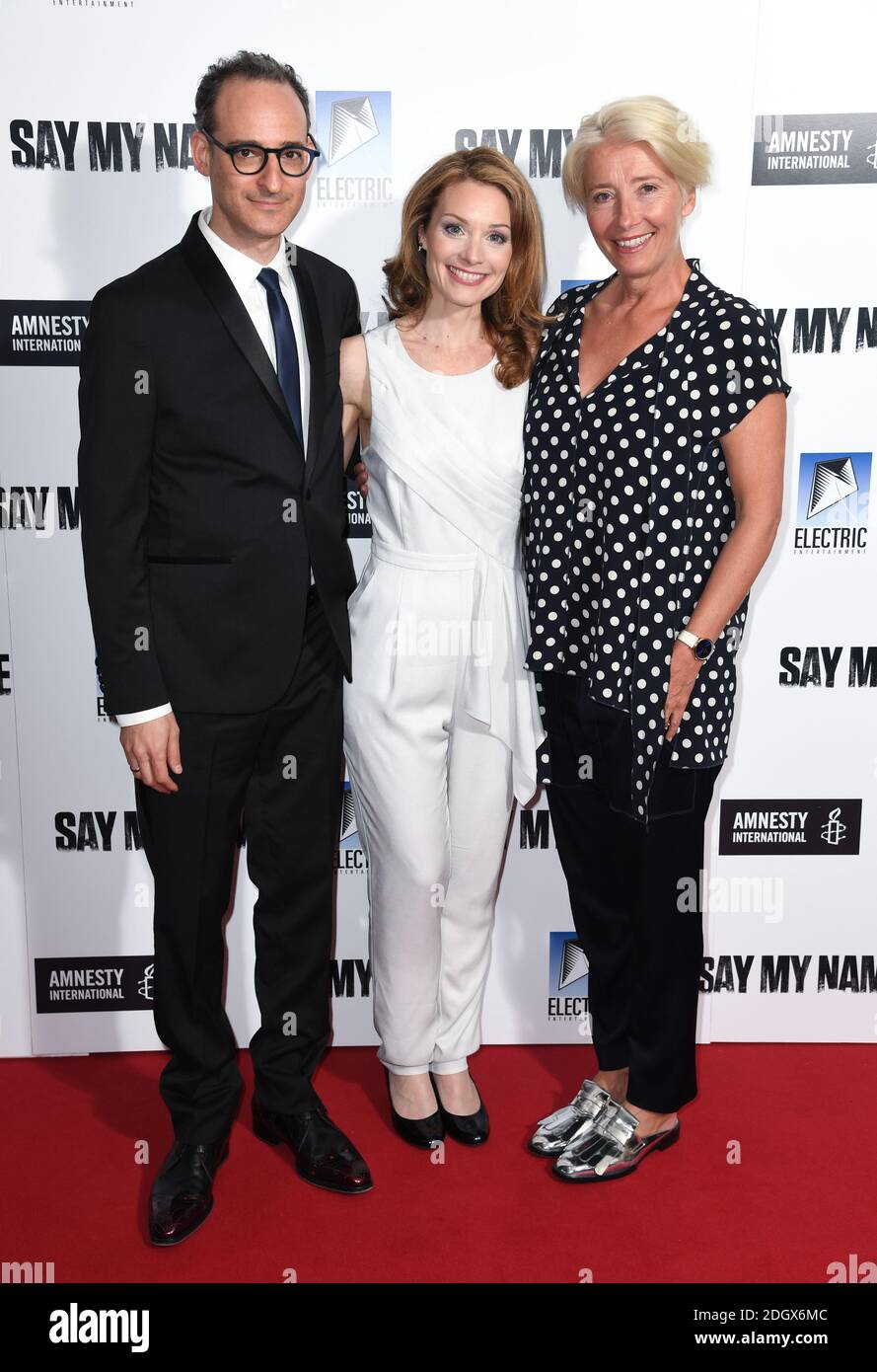 Film director Jay Stern, Lisa Brenner and Emma Thompson attend the gala ...