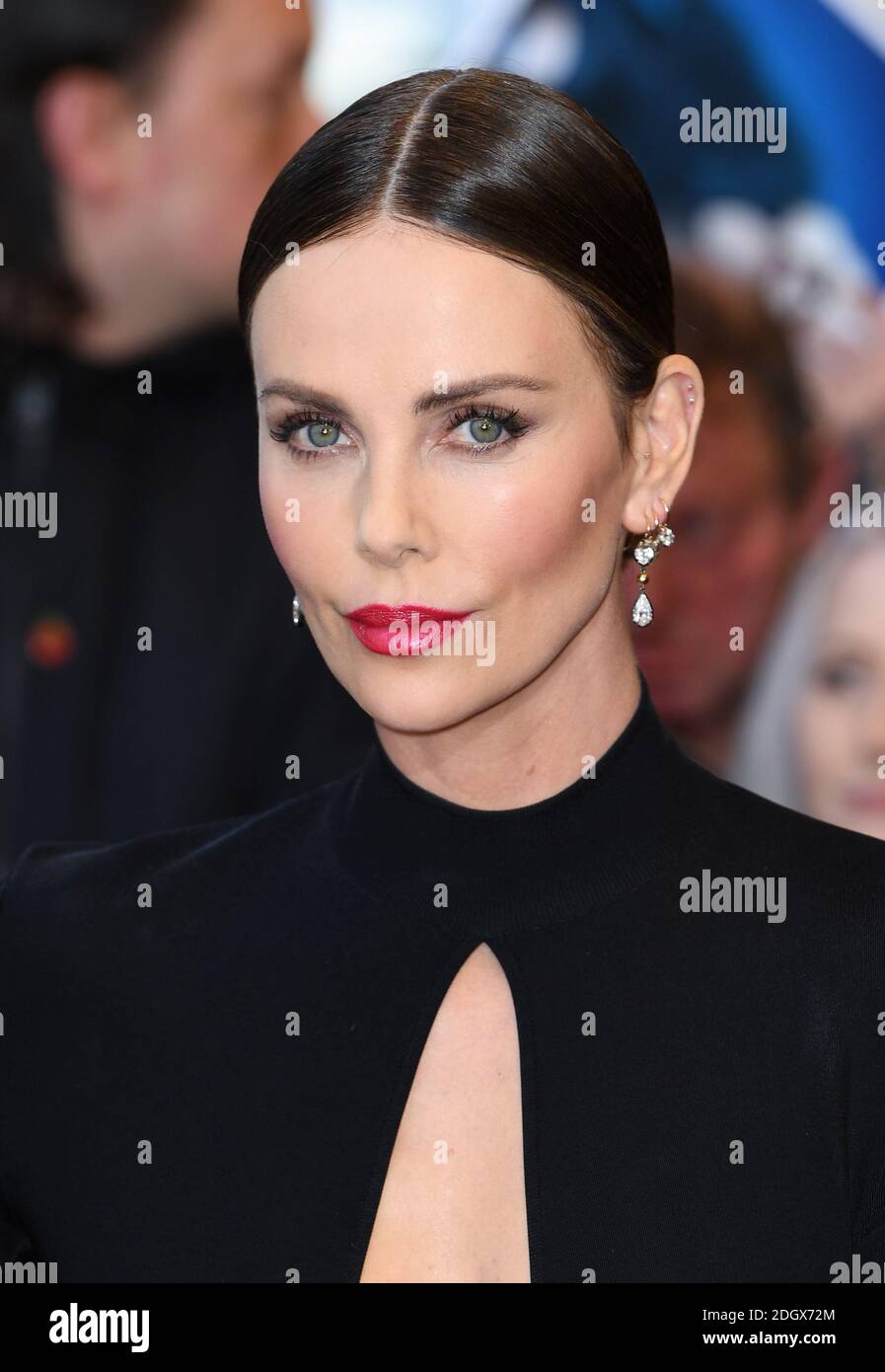 Charlize Theron arriving at the Long Shot screening, Curzon Mayfair ...
