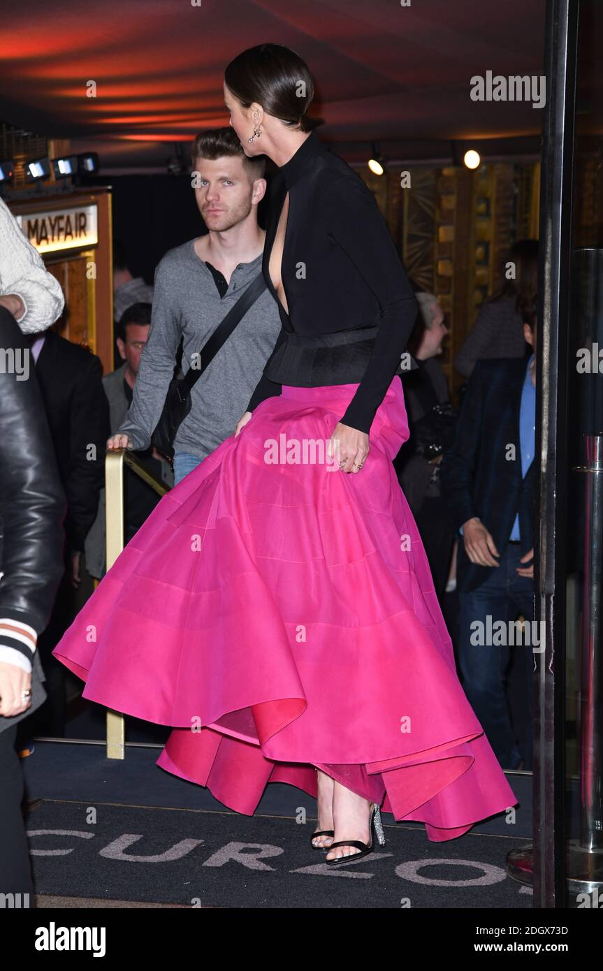 Charlize Theron arriving at the Long Shot screening, Curzon Mayfair ...