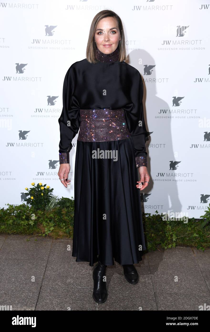 Victoria Pendleton attending the JW Marriott Grosvenor House London ...