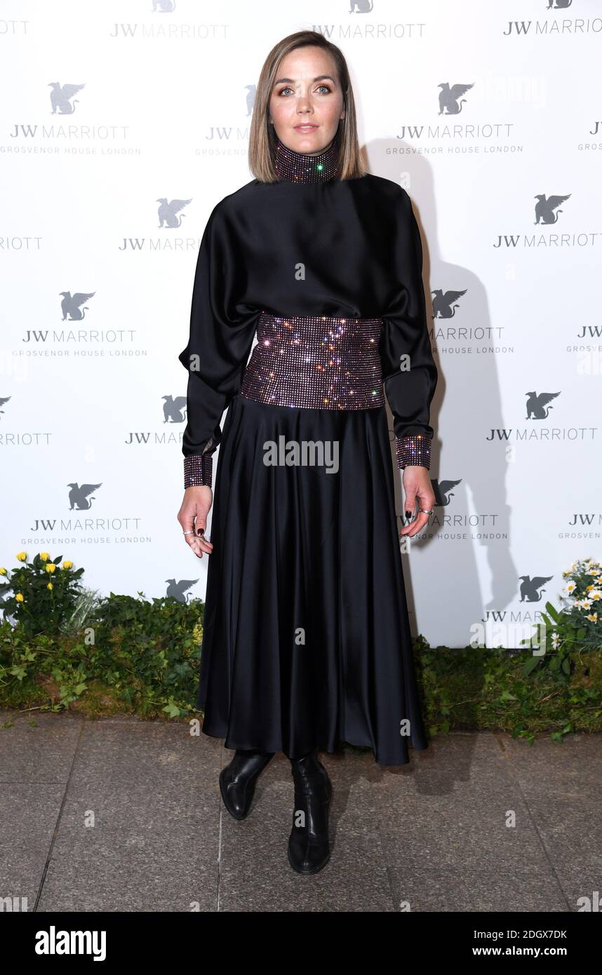 Victoria Pendleton attending the JW Marriott Grosvenor House London ...
