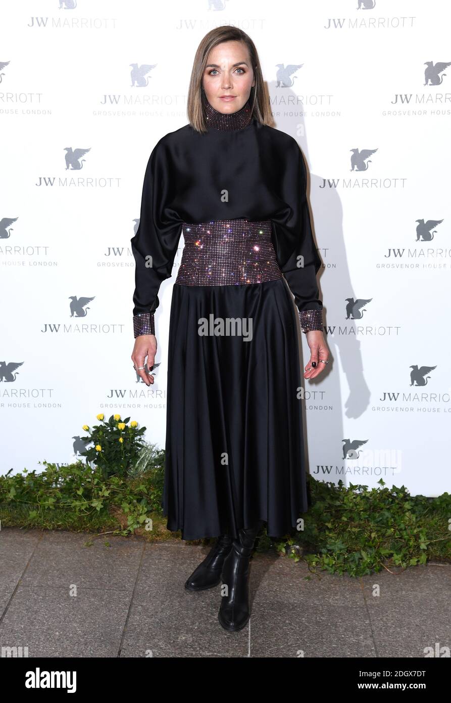 Victoria Pendleton attending the JW Marriott Grosvenor House London ...