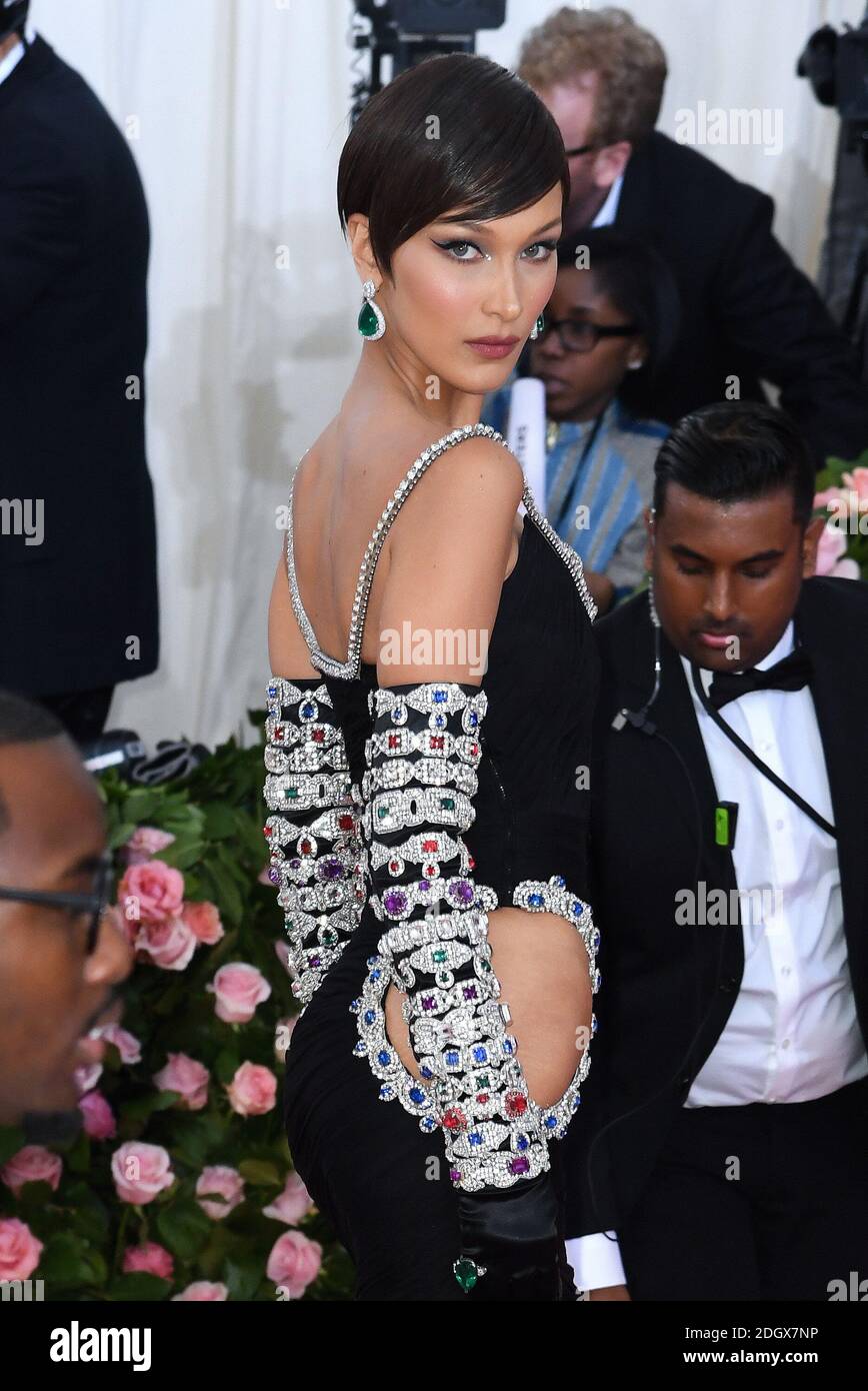 Bella Hadid attending the Metropolitan Museum of Art Costume Institute ...