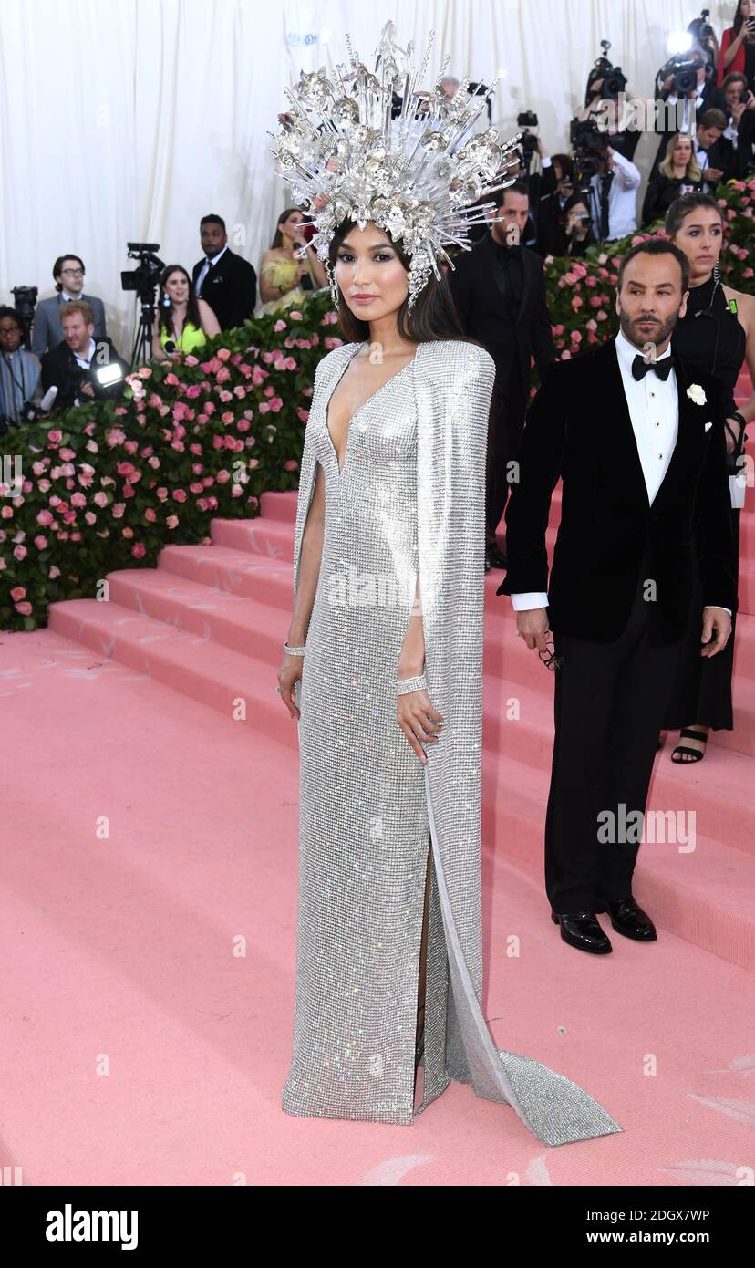 Gemma Chan attending the Metropolitan Museum of Art Costume Institute ...