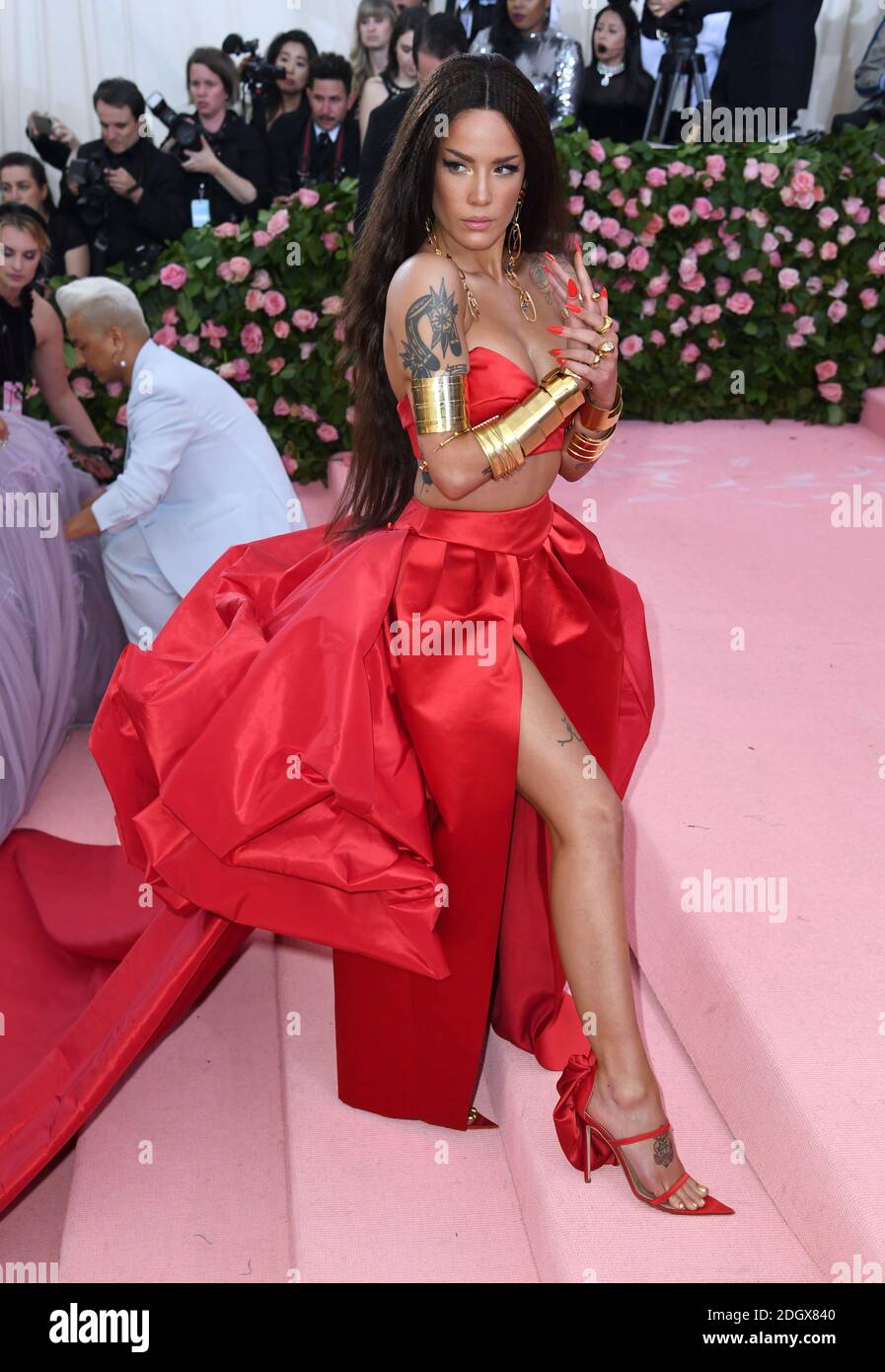 Halsey attending the Metropolitan Museum of Art Costume Institute ...