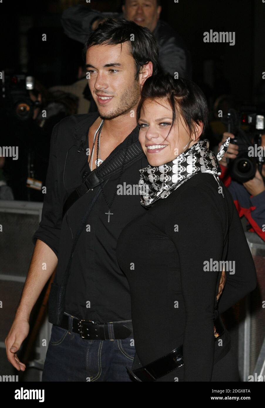 Jade Goody with boyfriend Jack Tweedy arrive at the Big Brother House ...
