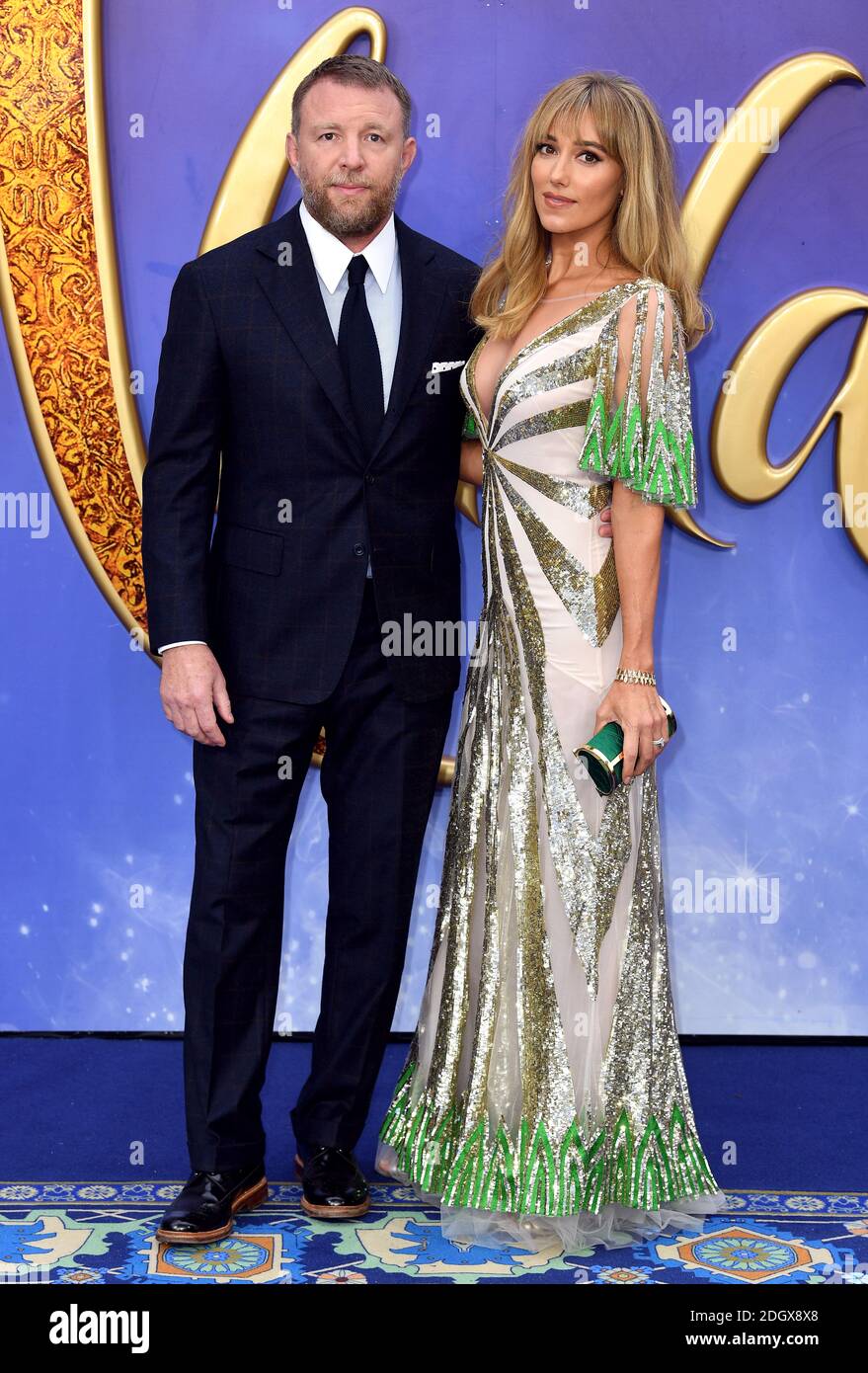 Guy Ritchie and Jacqui Ritchie attending the Aladdin European Premiere ...