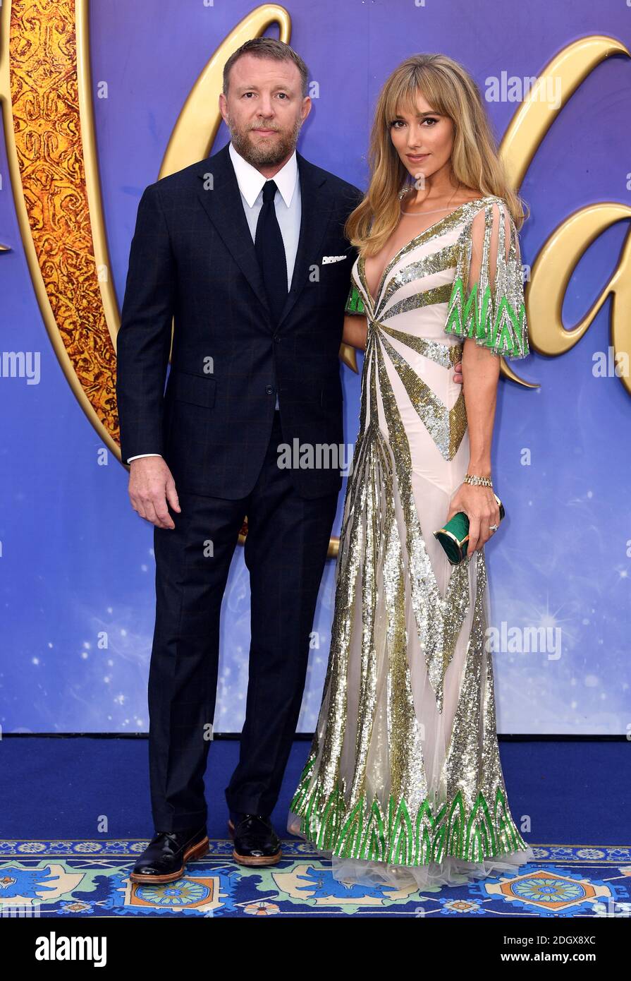 Guy Ritchie and Jacqui Ritchie attending the Aladdin European Premiere ...
