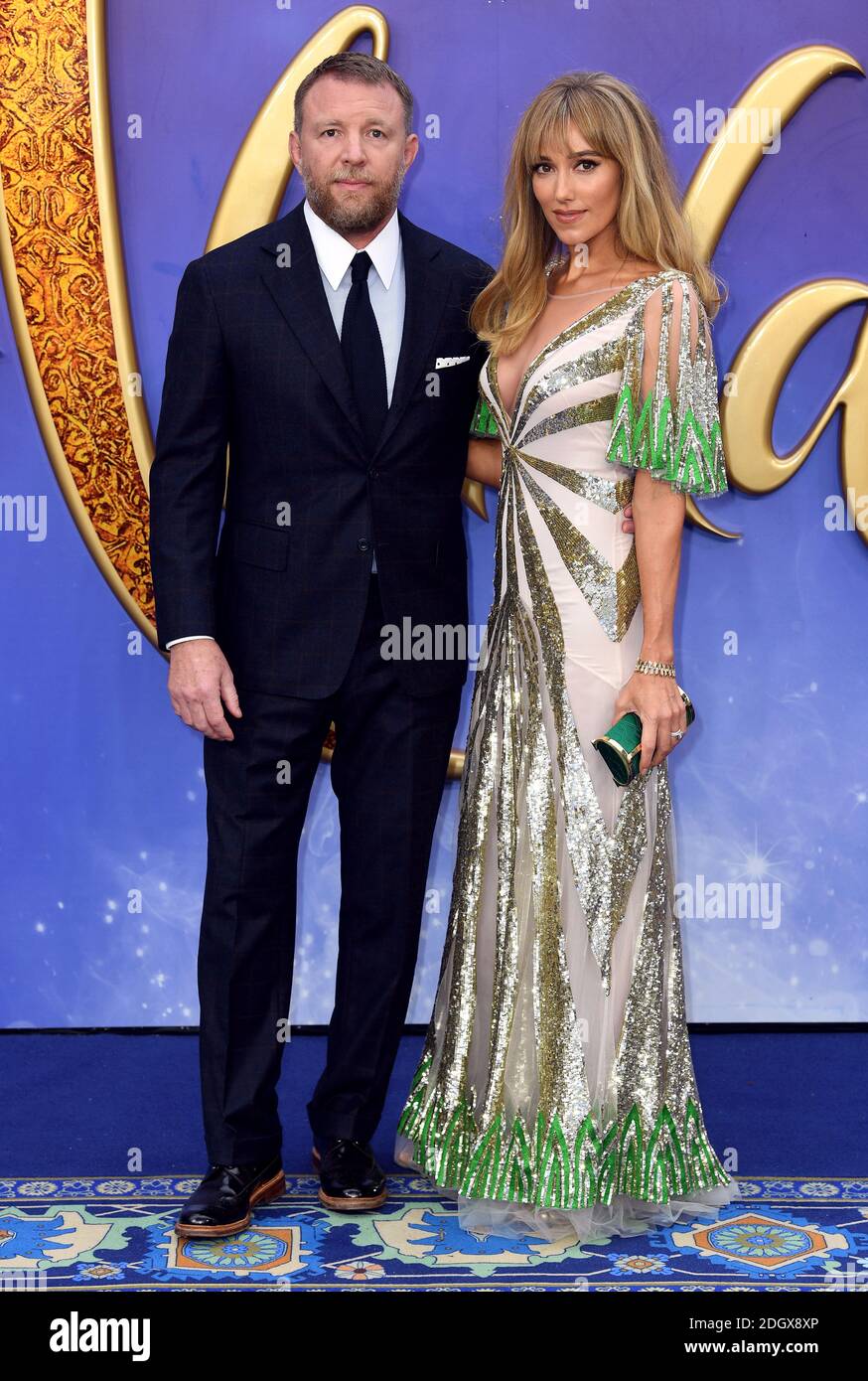 Guy Ritchie and Jacqui Ritchie attending the Aladdin European Premiere ...