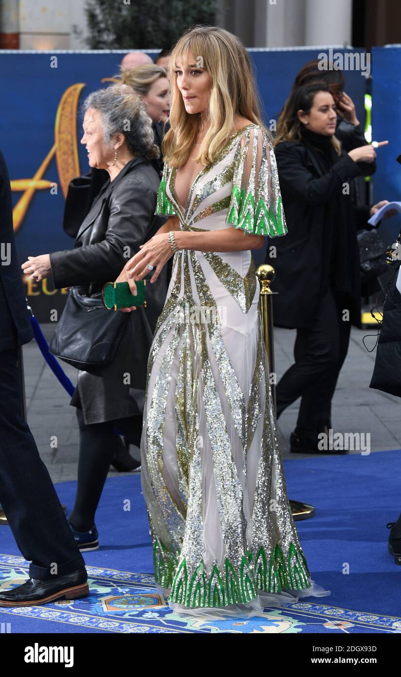 Jacqui Ritchie attending the Aladdin European Premiere held at the ...