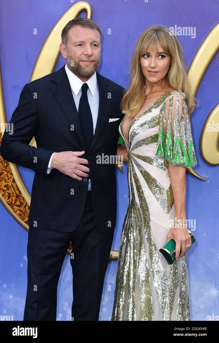 Guy Ritchie and Jacqui Ritchie attending the Aladdin European Premiere ...