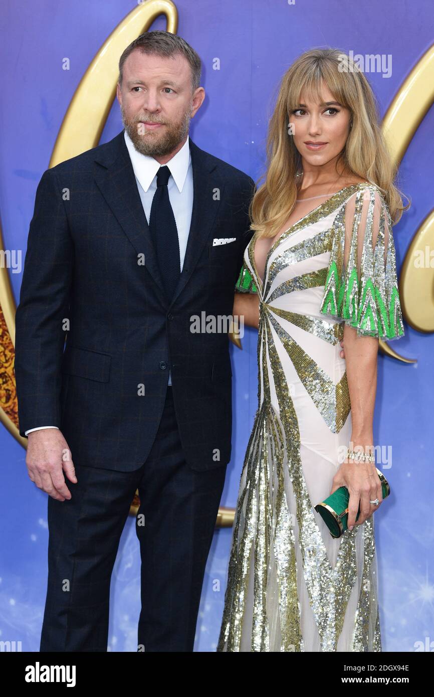 Guy Ritchie and Jacqui Ritchie attending the Aladdin European Premiere ...