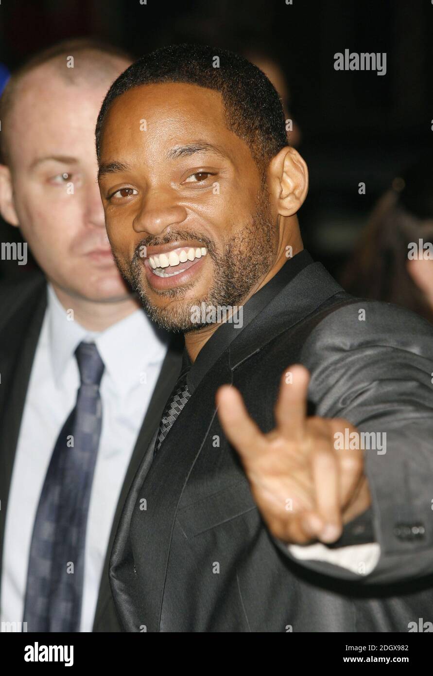 Will Smith arriving at the charity premiere of The Pursuit of Happyness ...