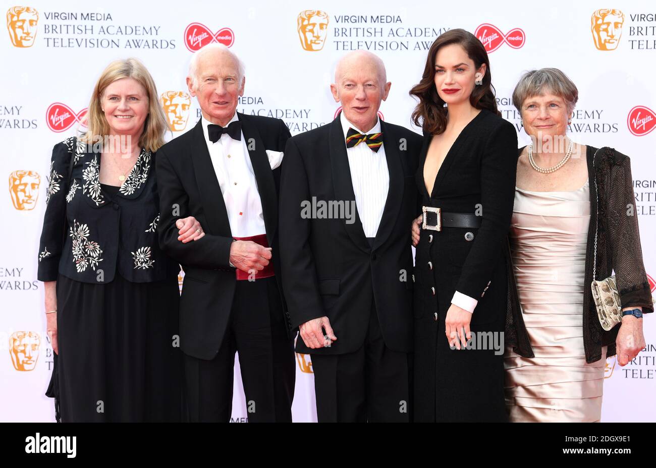 Ruth Wilson (second right) and her family attending the Virgin Media ...