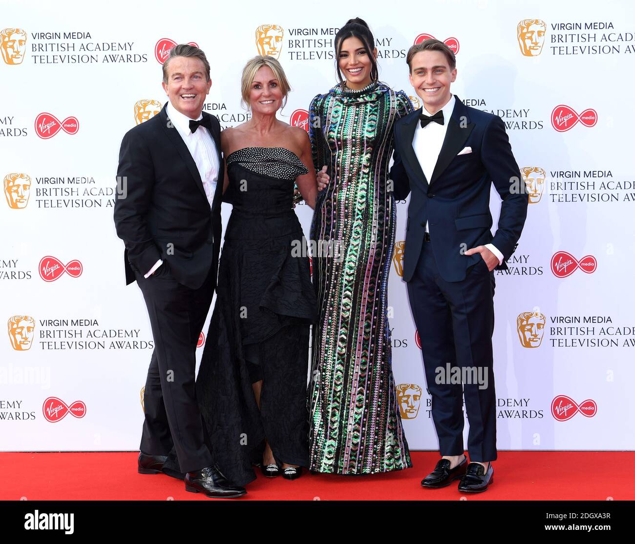 Bradley Walsh, Donna Derby, Guest and Barney Walsh attending the Virgin ...