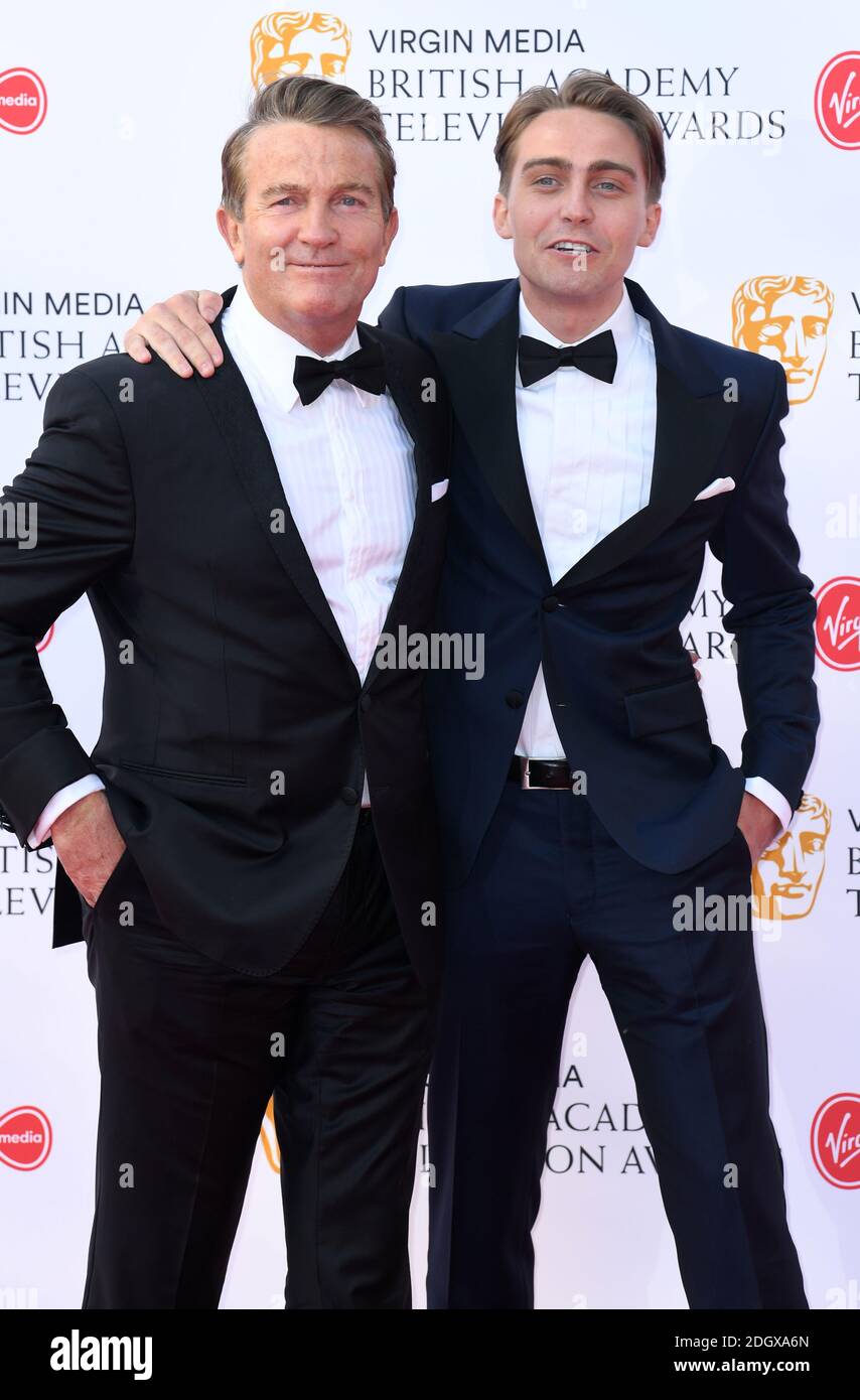 Bradley Walsh and Barney Walsh attending the Virgin Media BAFTA TV ...