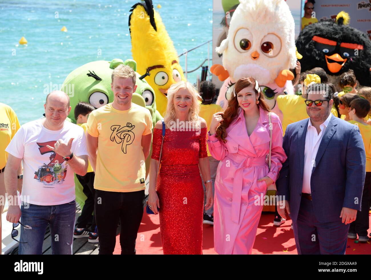 Sergey Burunov, Enzo Knol, Irma Knol, Sonia Plakidyuk and Josh Gad ...