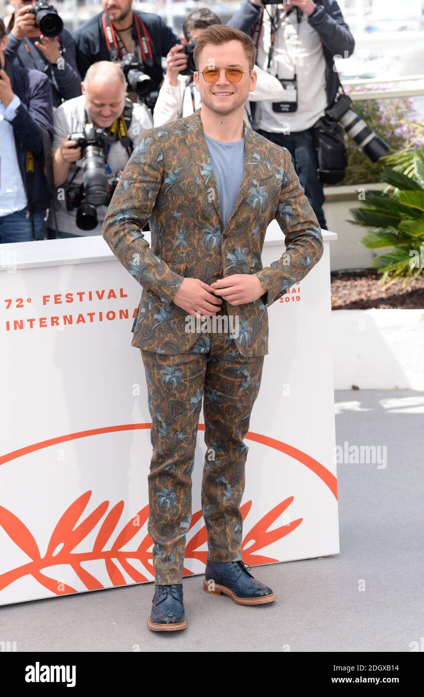 Taron Egerton at the Rocketman photocall, the Palais des Festivals ...