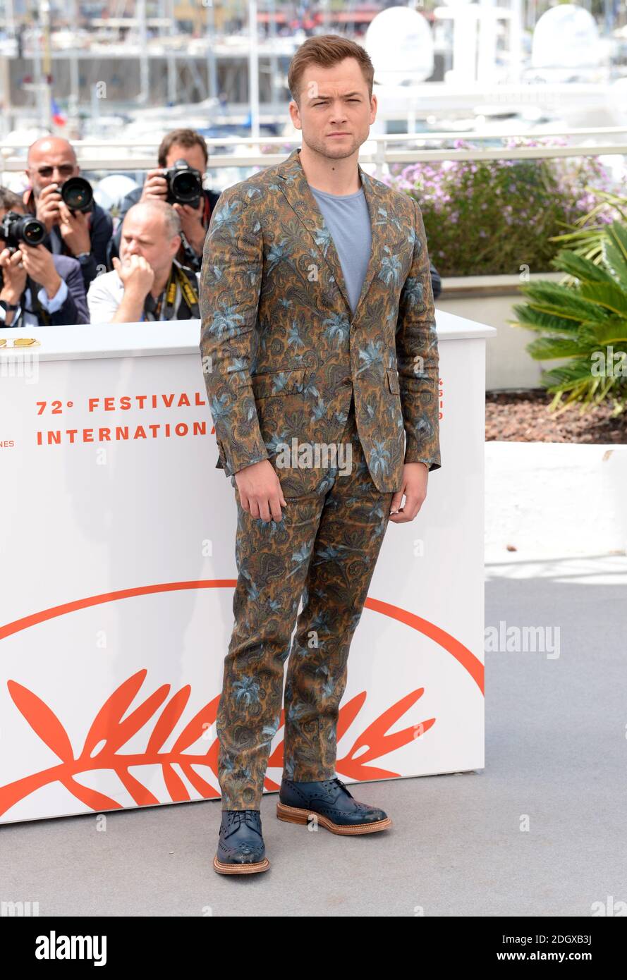 Taron Egerton at the Rocketman photocall, the Palais des Festivals ...