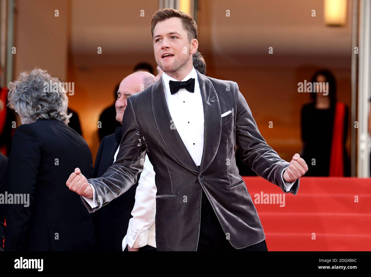 Taron Egerton attending the Rocketman premiere, held at the Grand ...
