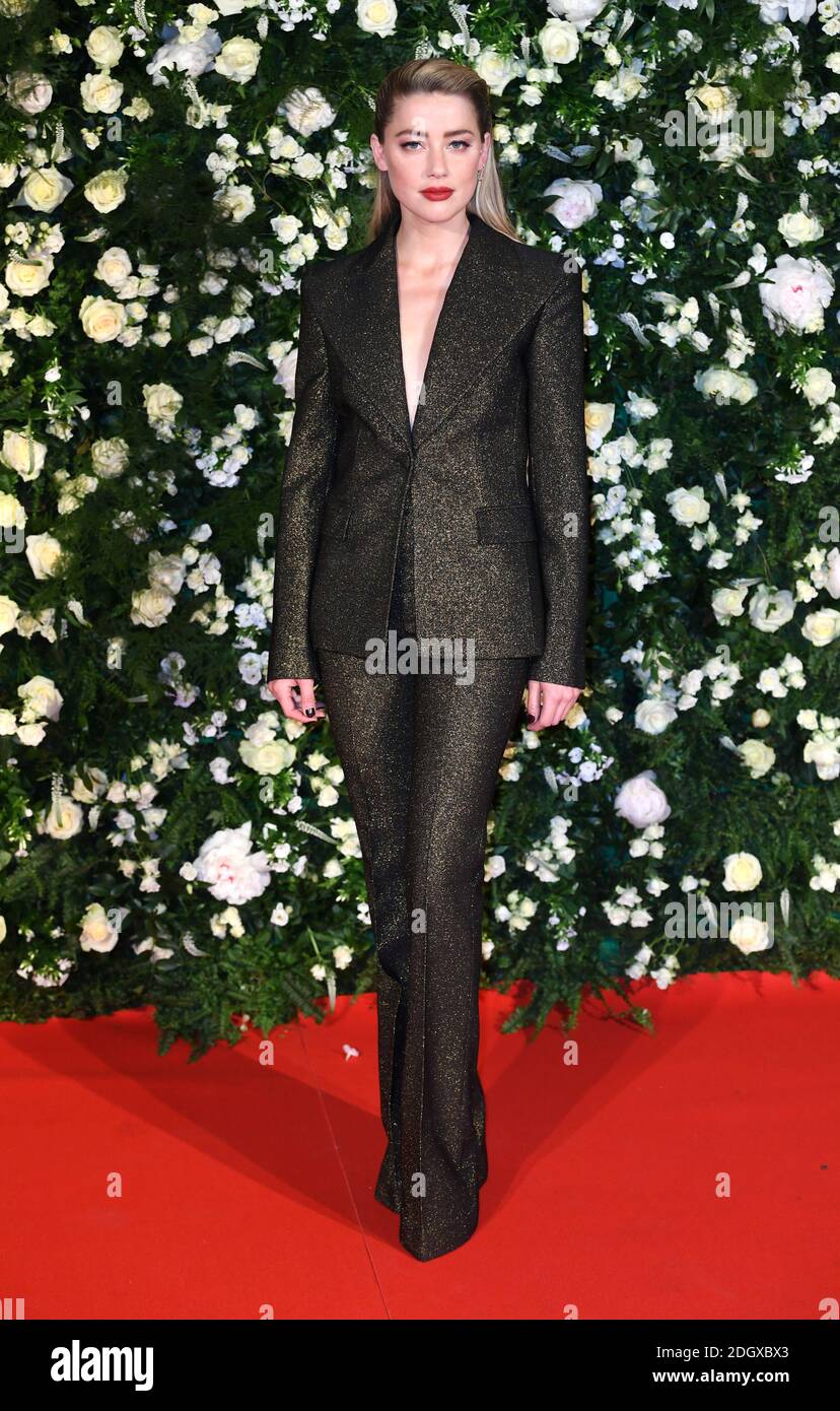 Amber Heard arriving at the Charles Finch Filmmakers Dinner, Eden Rock ...