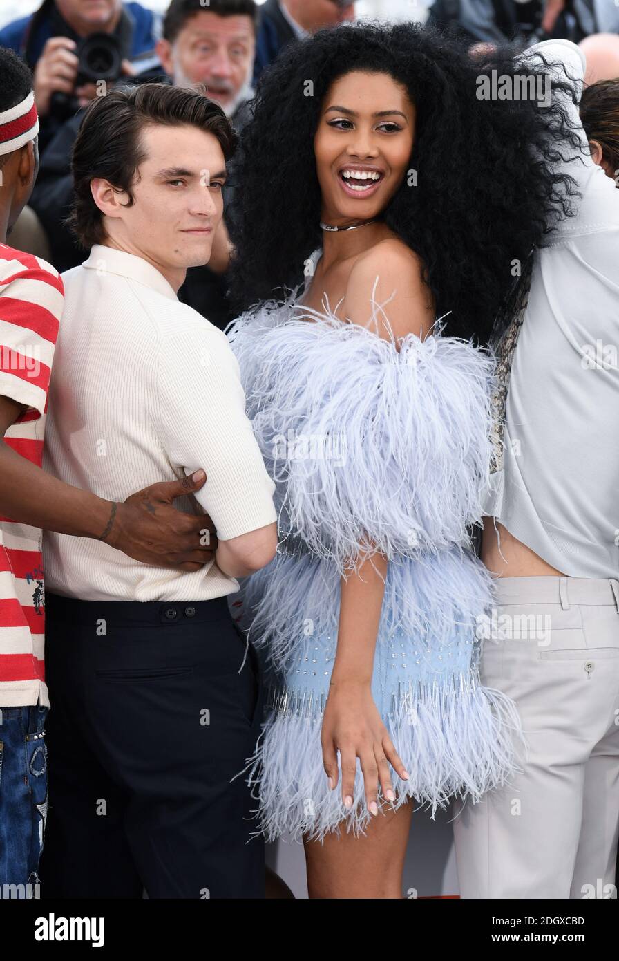 Fionn Whitehead and Leyna Bloom attending the Port Authority photocall ...