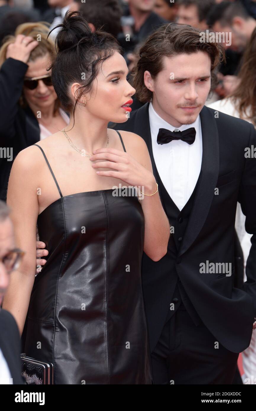 Hana Cross and Brooklyn Beckham arriving for the Once Upon a Time in ...