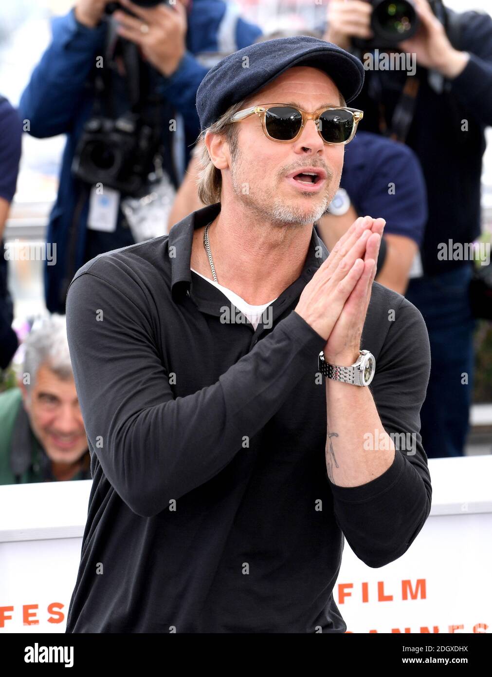 Brad Pitt attending the Once Upon a Time in Hollywood Photocall, during ...