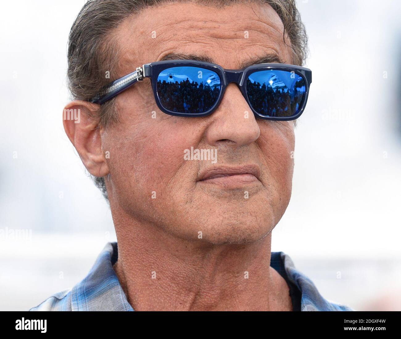 Sylvester Stallone attending the Rambo V: Last Blood photocall during ...