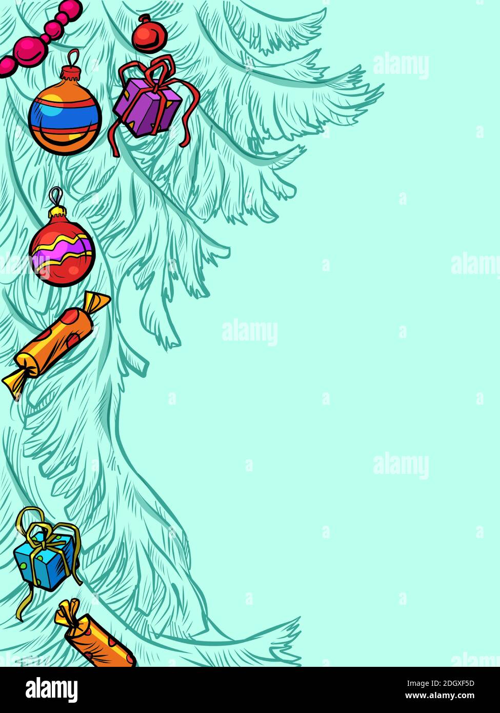 Christmas poster design candy hi-res stock photography and images - Alamy