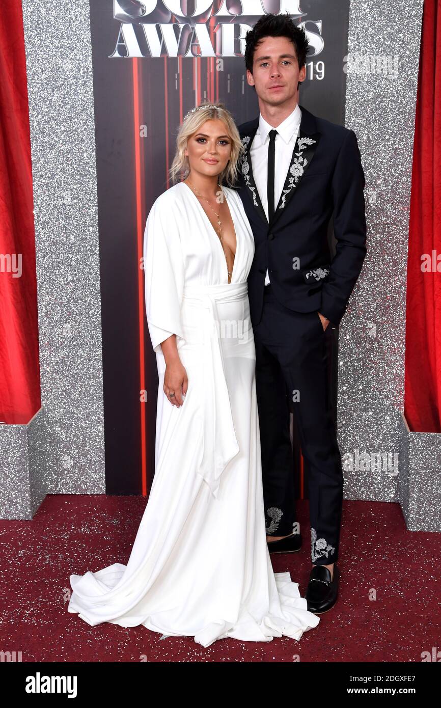 Lucy Fallon and Tom Leech attending the British Soap Awards 2019 held ...