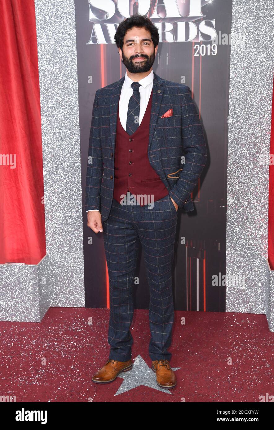 Charlie De Melo attending the British Soap Awards 2019 held at The ...