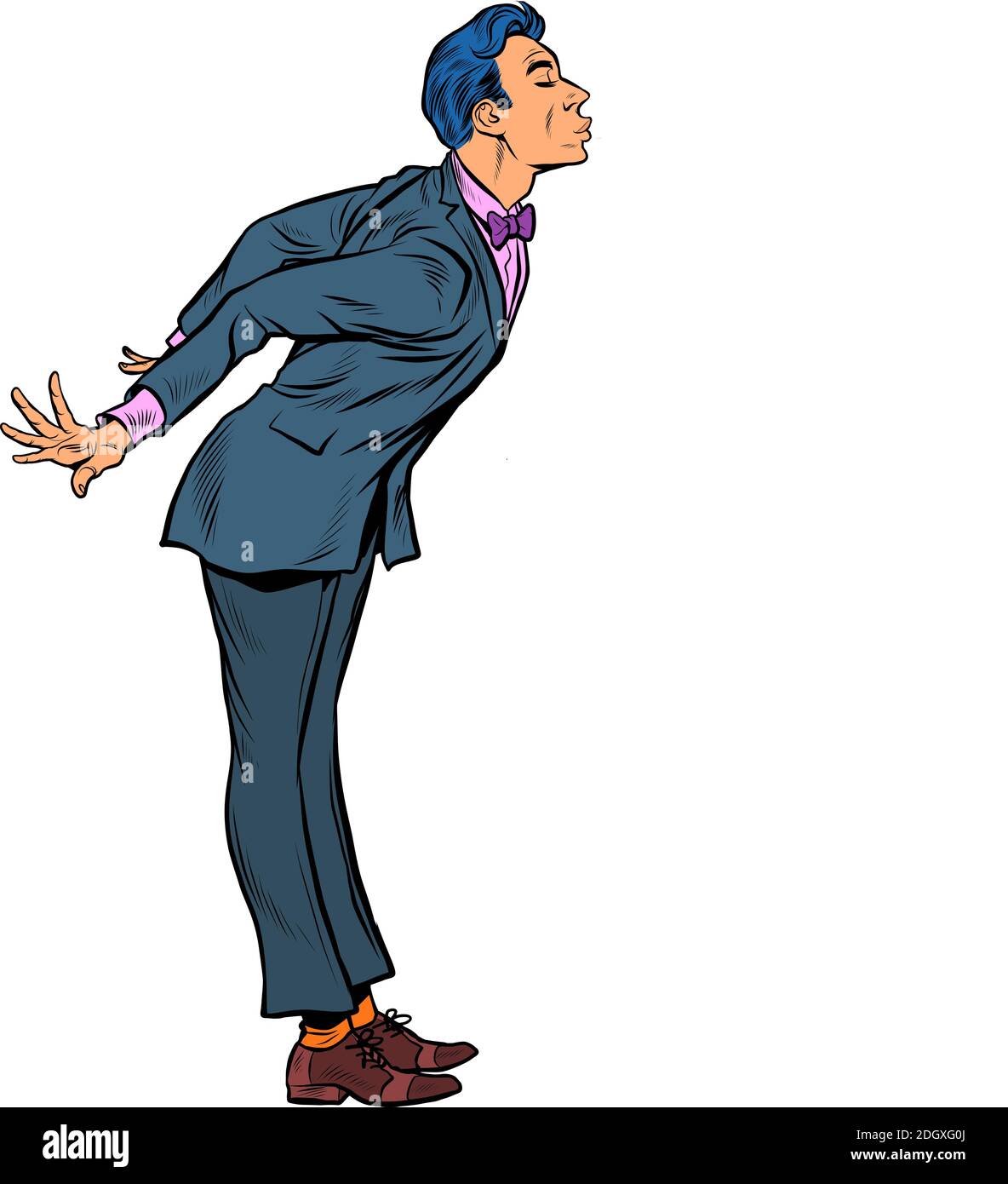 A kiss Stock Vector Images - Alamy