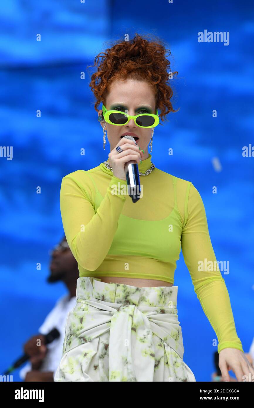 Jess Glynne on stage during Capital's Summertime Ball. The world's ...