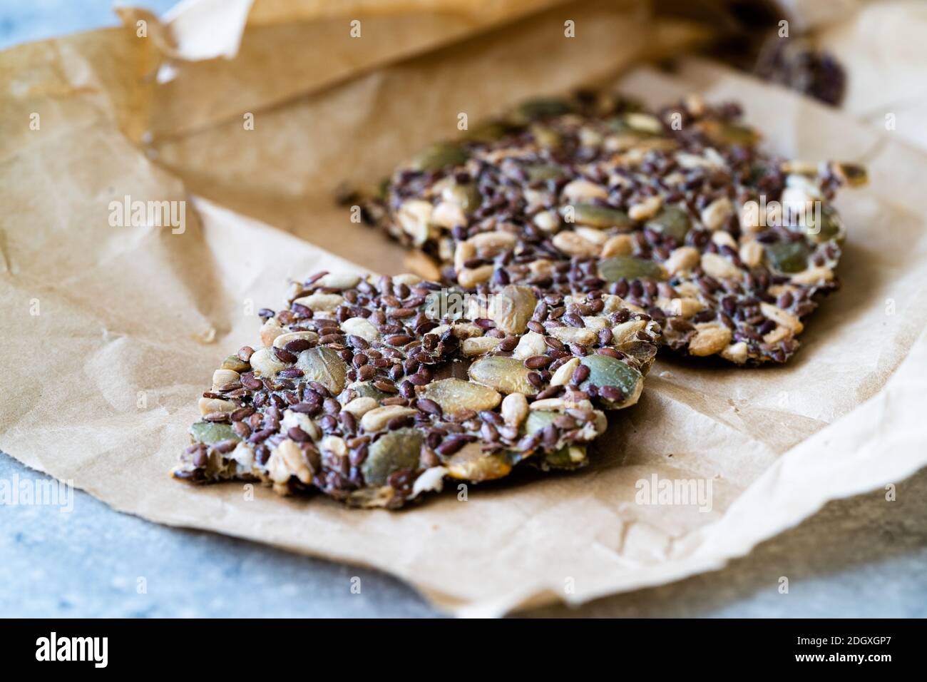 Turkish Homemade Cracker Snacks Biscuit with Sunflower Seeds, Sesame ...