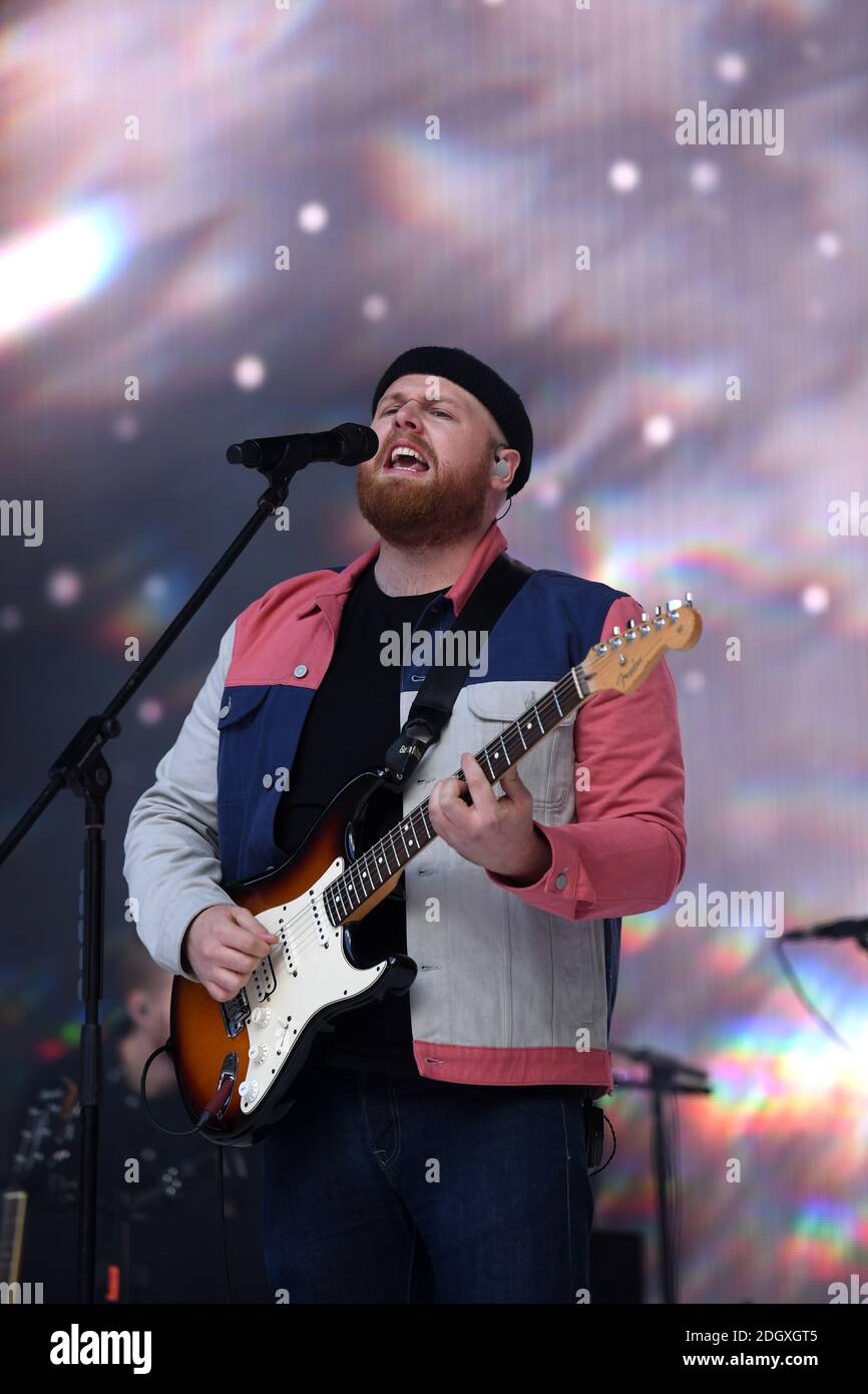 Tom Walker on stage during Capital's Summertime Ball. The world's ...