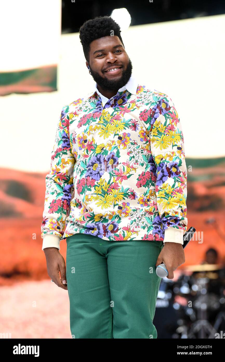 Khalid on stage during Capital's Summertime Ball. The world's biggest ...