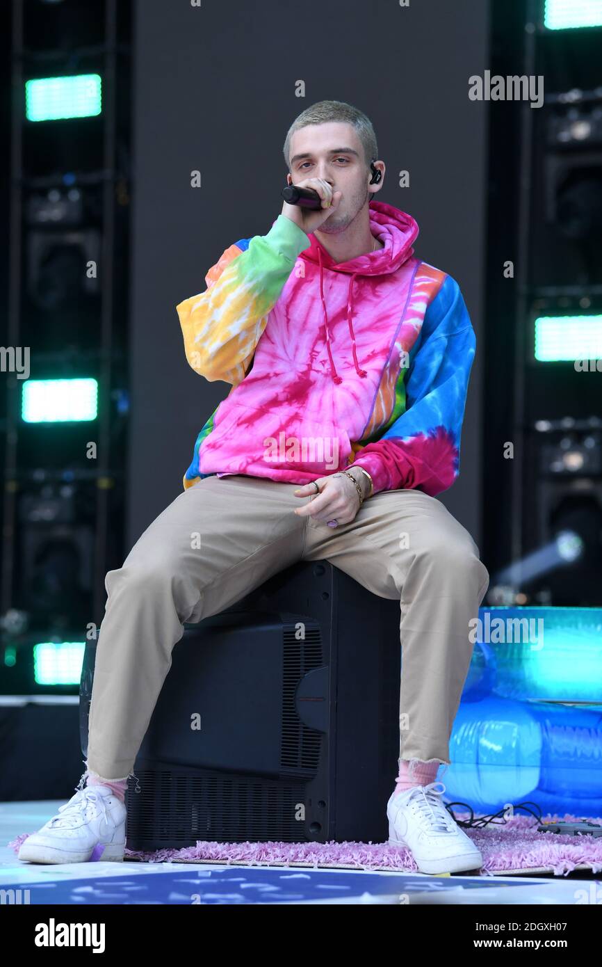 Lauv on stage during Capital's Summertime Ball. The world's biggest ...