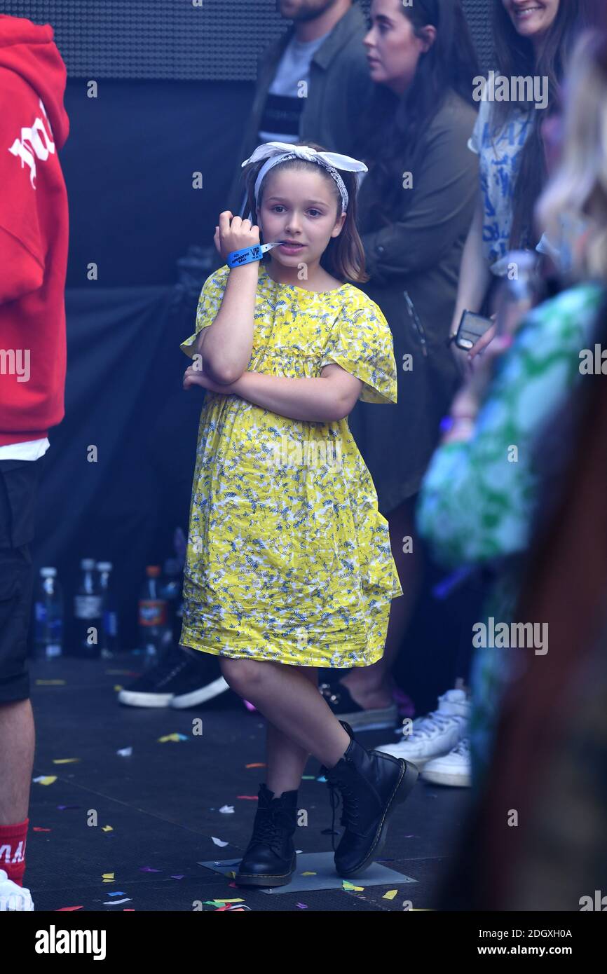 Harper Beckham in the crowd during Capital's Summertime Ball. The world ...