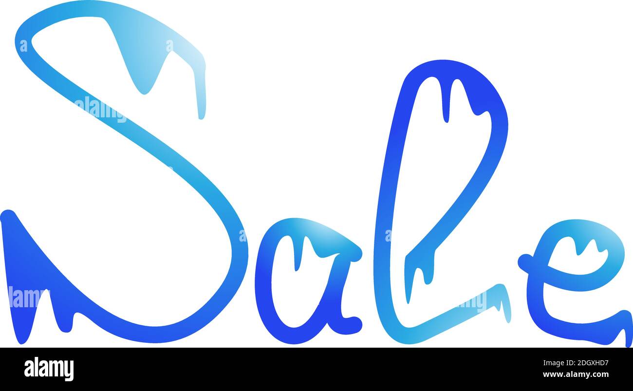 Winter sale word on Stock Vector Images - Alamy